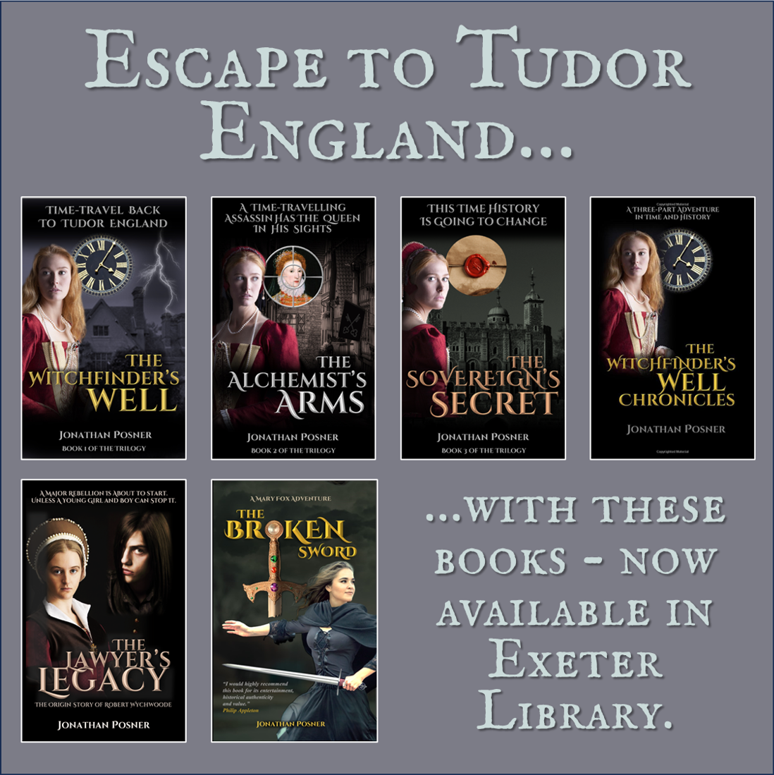 My books now in Exeter Library! - Jonathan PosnerJonathan Posner